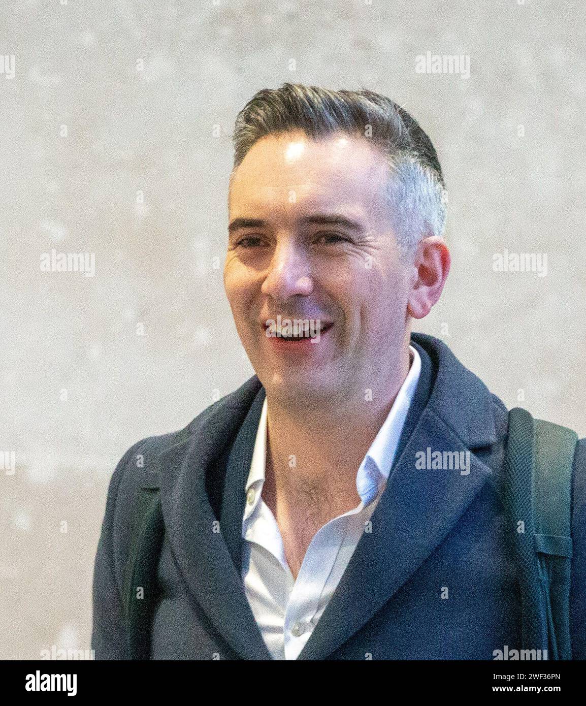 London, England, UK. 28th Jan, 2024. LUKE TRYL is seen outside BBC as ...