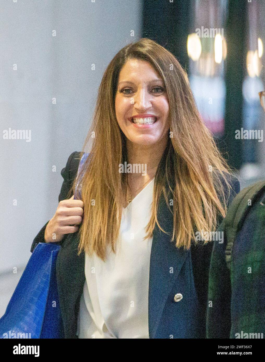 London, England, UK. 28th Jan, 2024. ROSENA ALLIN-KHAN is seen outside ...