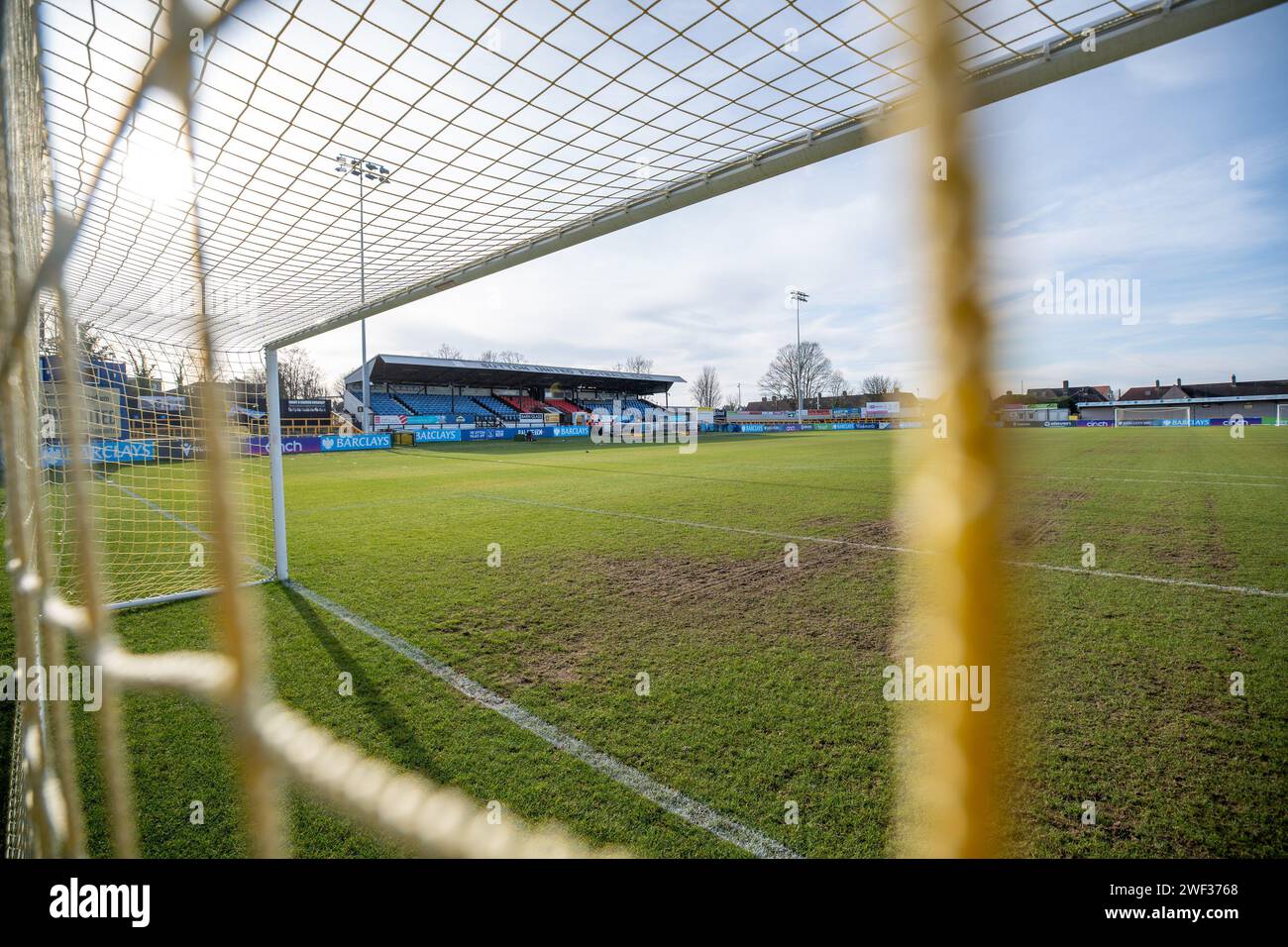 Sutton, UK. 28th Jan, 2024. The VBS Community Stadium, Sutton, England ...
