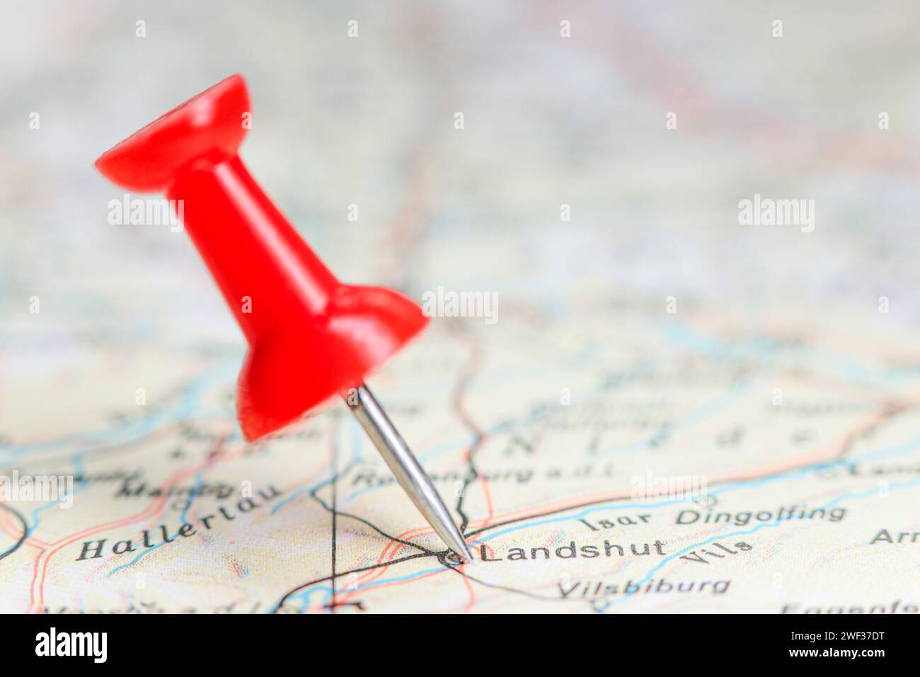 Landshut map hi-res stock photography and images - Alamy