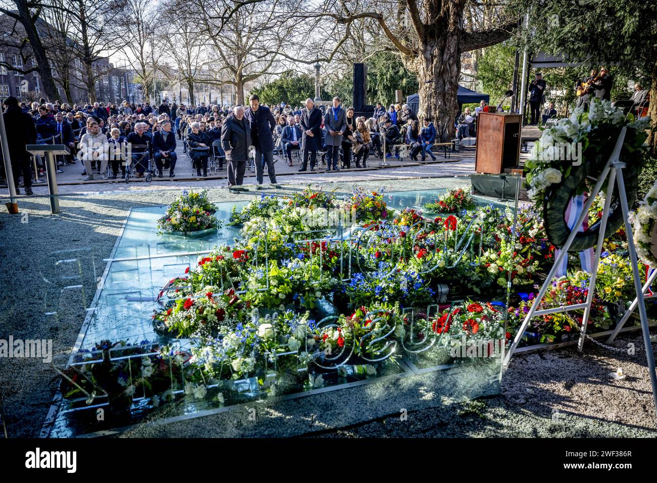 AMSTERDAM - Defile during the National Holocaust Remembrance Day. This ...