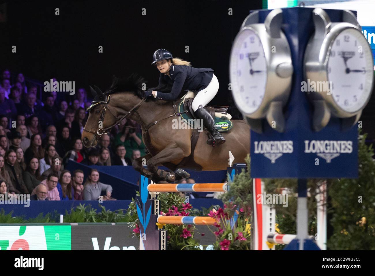 Amsterdam, Netherlands - January 27, 2024. Sara Vingralkova of Czech ...
