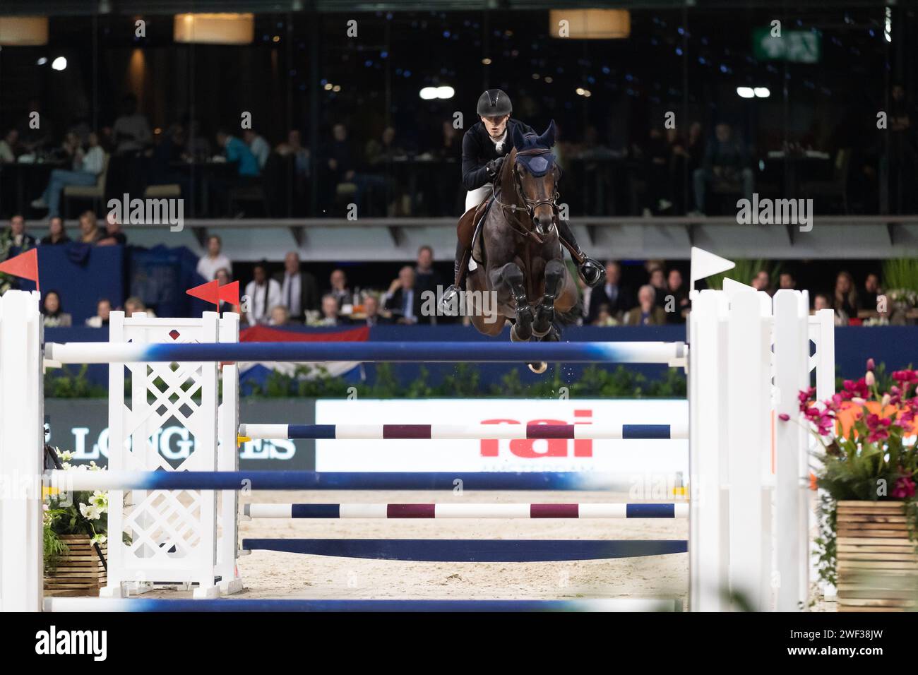Amsterdam, Netherlands - January 27, 2024. Lars Kersten of Netherlands ...
