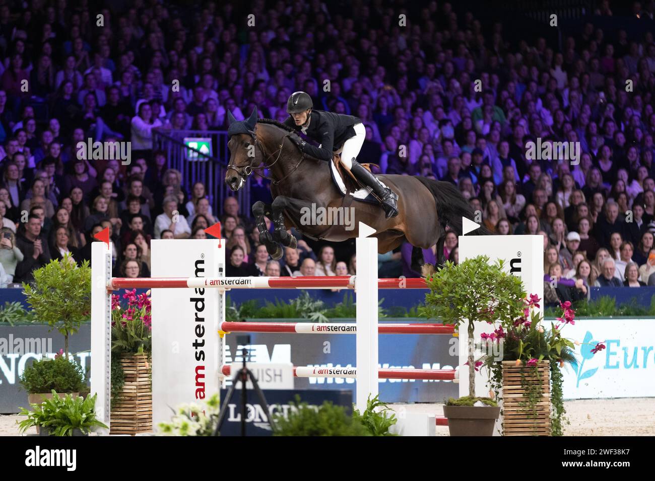 Amsterdam, Netherlands - January 27, 2024. Lars Kersten of Netherlands ...