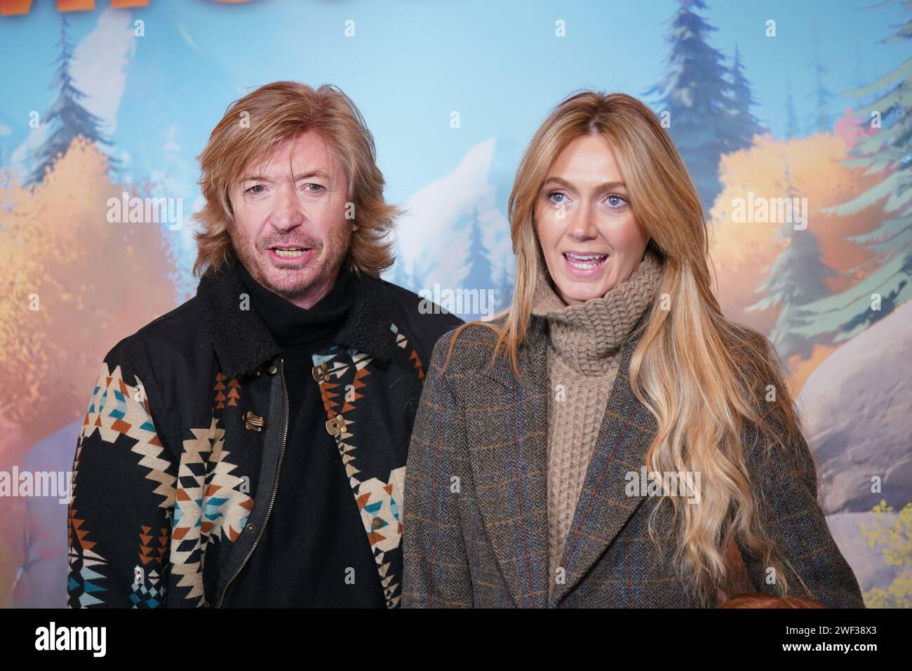 Nicky Clarke and Kelly Simpkin attend a celebrity screening of ...