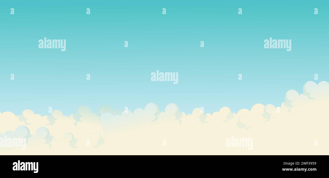 Atmosphere calm sky cloud Stock Vector Images - Alamy
