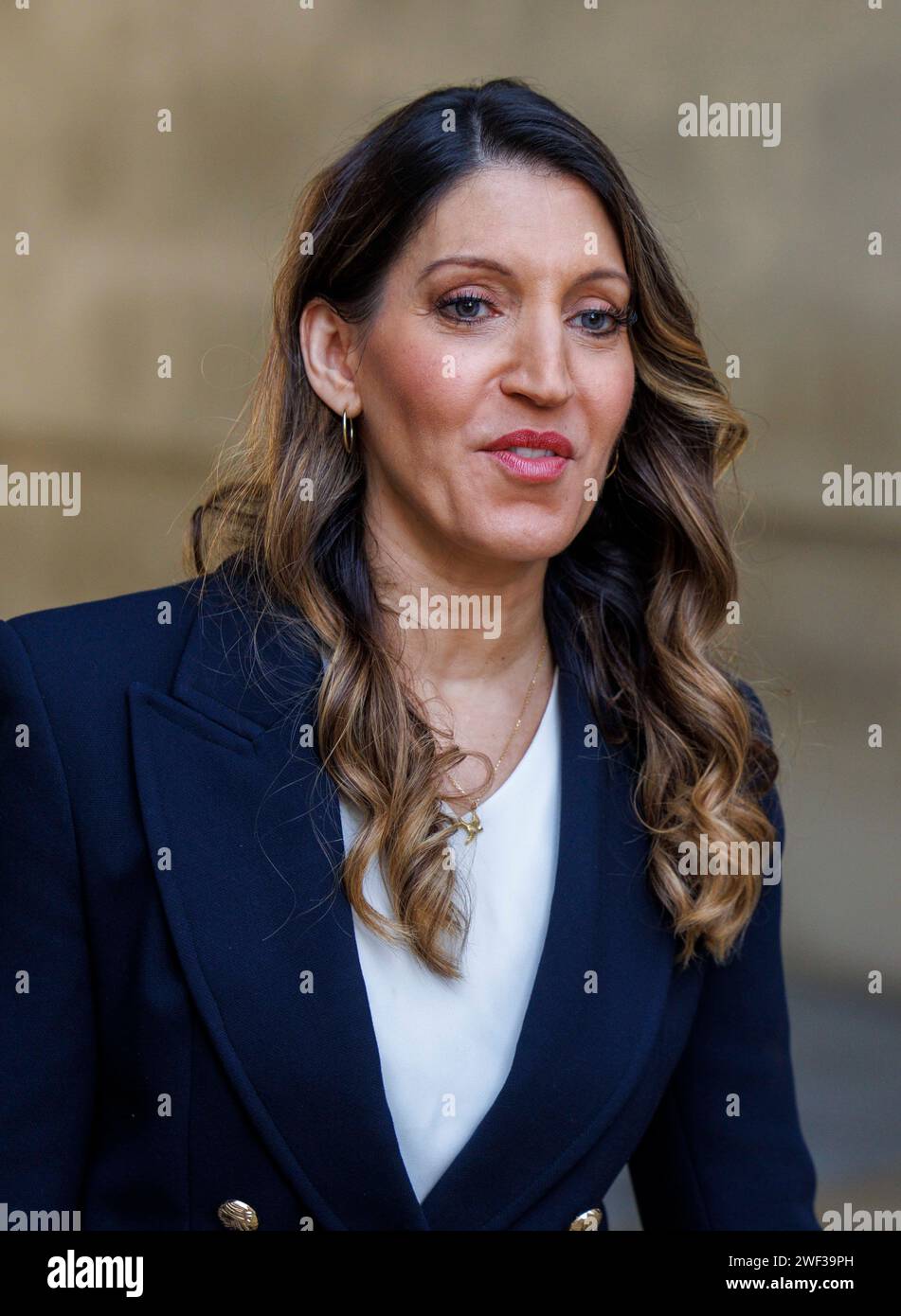 London, UK. 28th Jan, 2024. Rosena Allin-Khan, at the BBC for Sunday ...