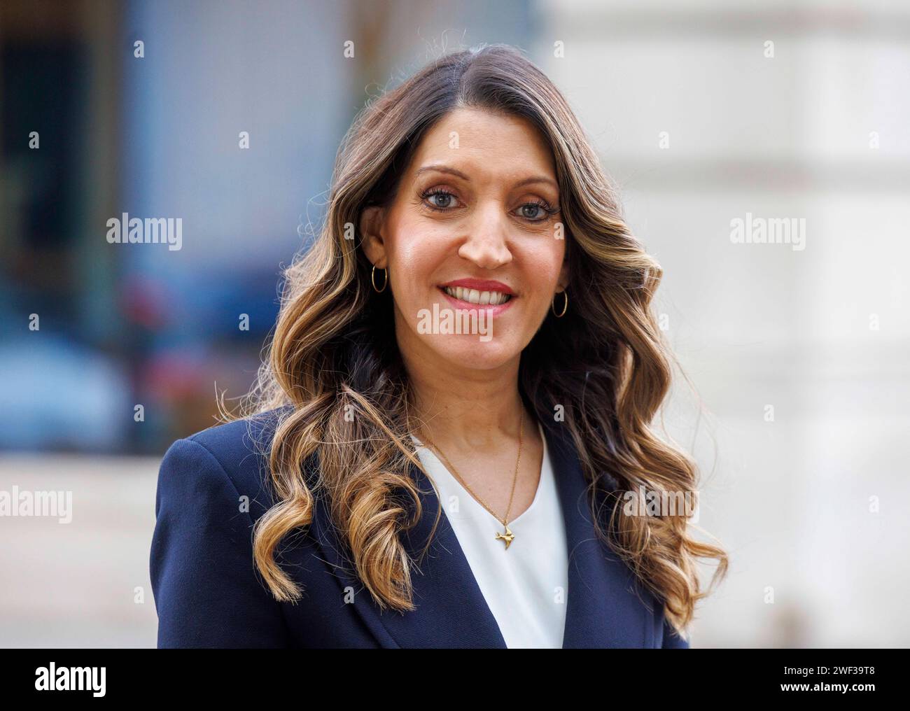 London, UK. 28th Jan, 2024. Rosena Allin-Khan, at the BBC for Sunday ...