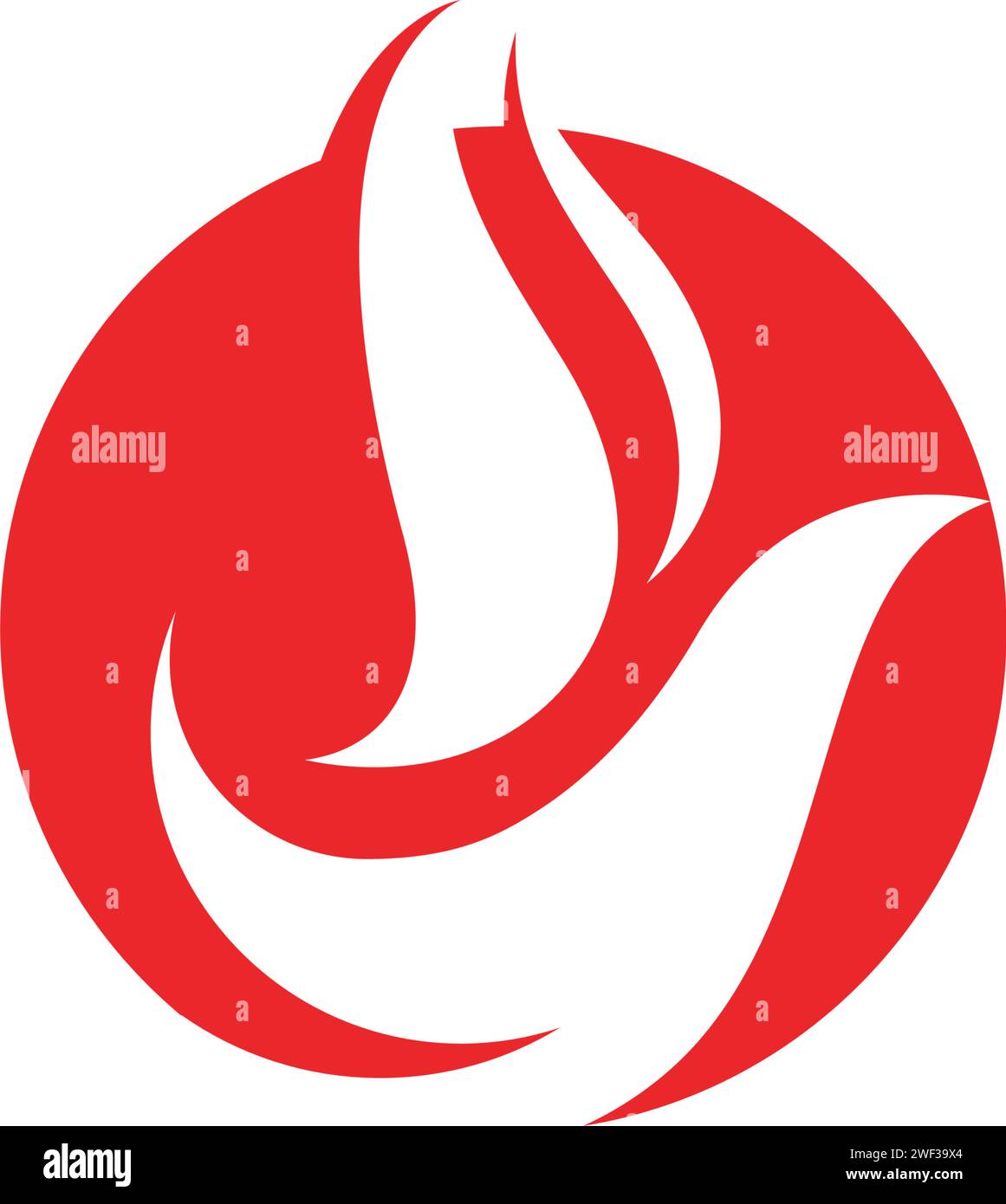 Fire flame Logo Template vector illustration design Stock Vector Image ...