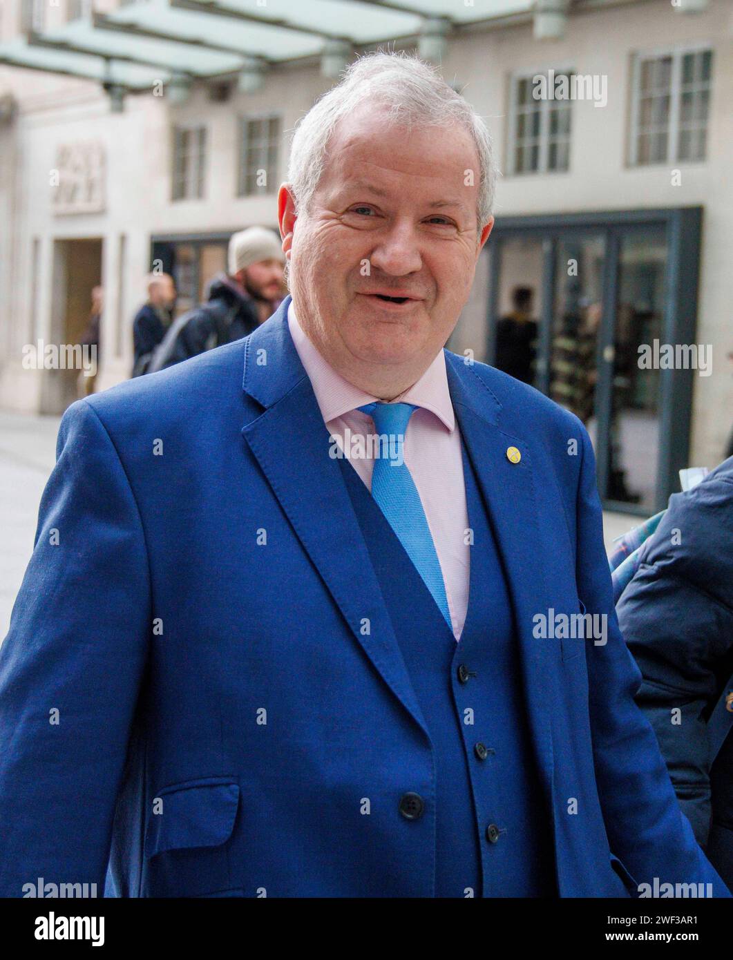 London, UK. 28th Jan, 2024. Ian Blackford at the BBC. Credit: Karl ...