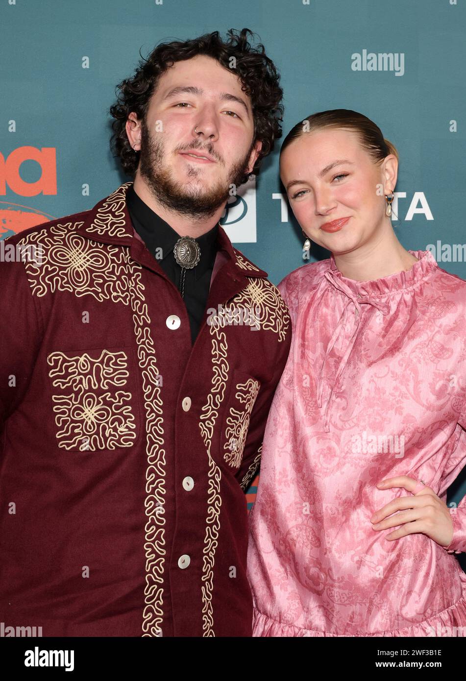 Los Angeles, Ca. 27th Jan, 2024. Frankie Jonas, Anna Olson at the 2024 ...
