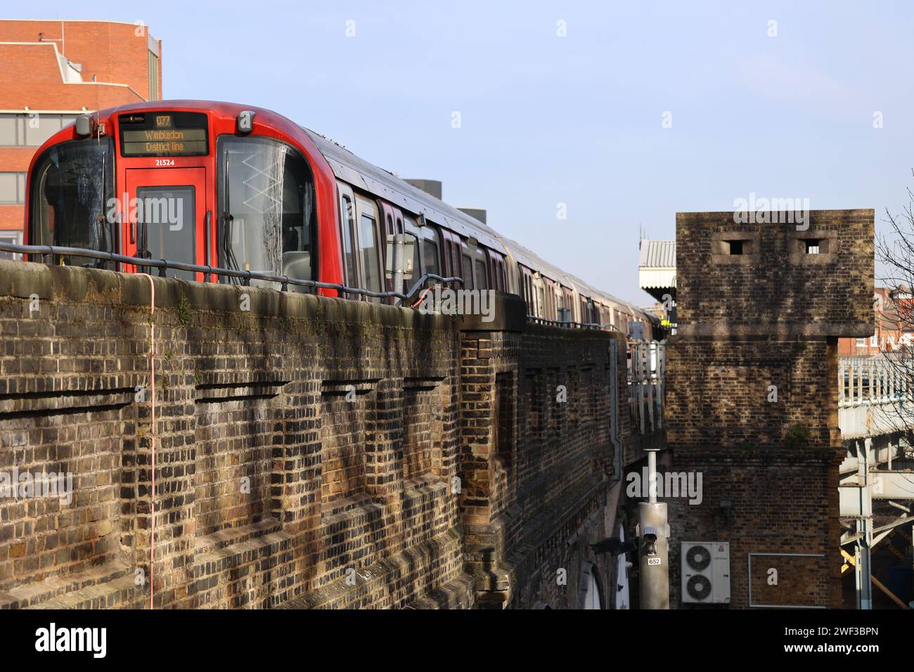 Pillbox on on Putney Bridge, part of London's WW2 defences Stock Photo ...