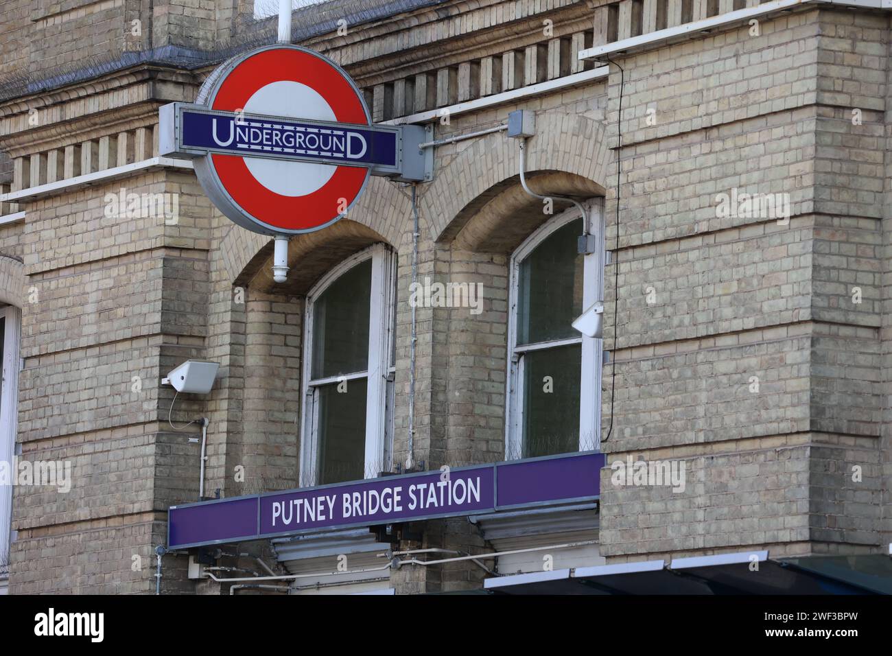 Putney Bridge station, London Stock Photo - Alamy