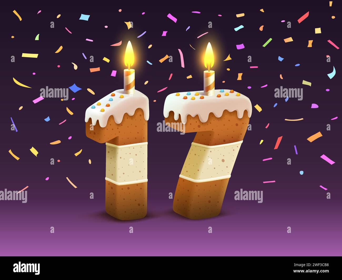 Happy Birthday, person birthday anniversary, Candle with cake in the ...