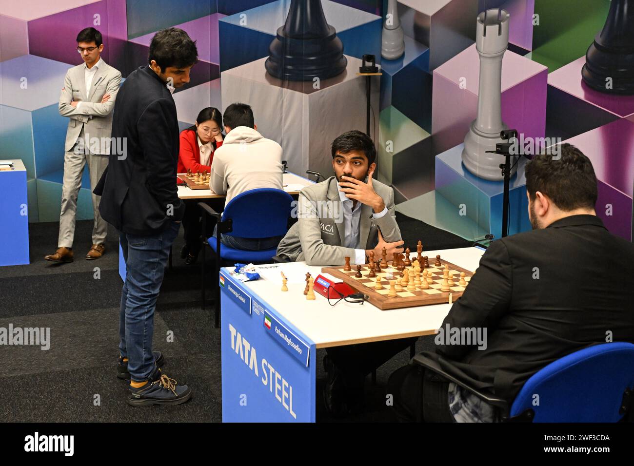 WIJK aan ZEE - Anish Giri, Ju Wenjun, Wei Yi, Ding Liren, Santosh ...