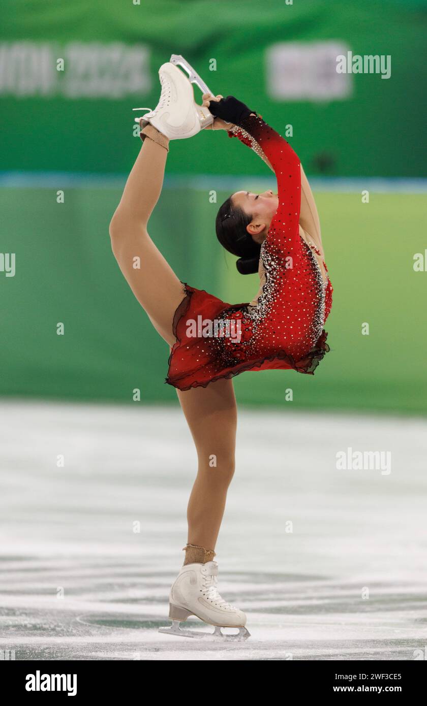 Sherry Zhang from the US competing in the Figure Skating Women Single ...