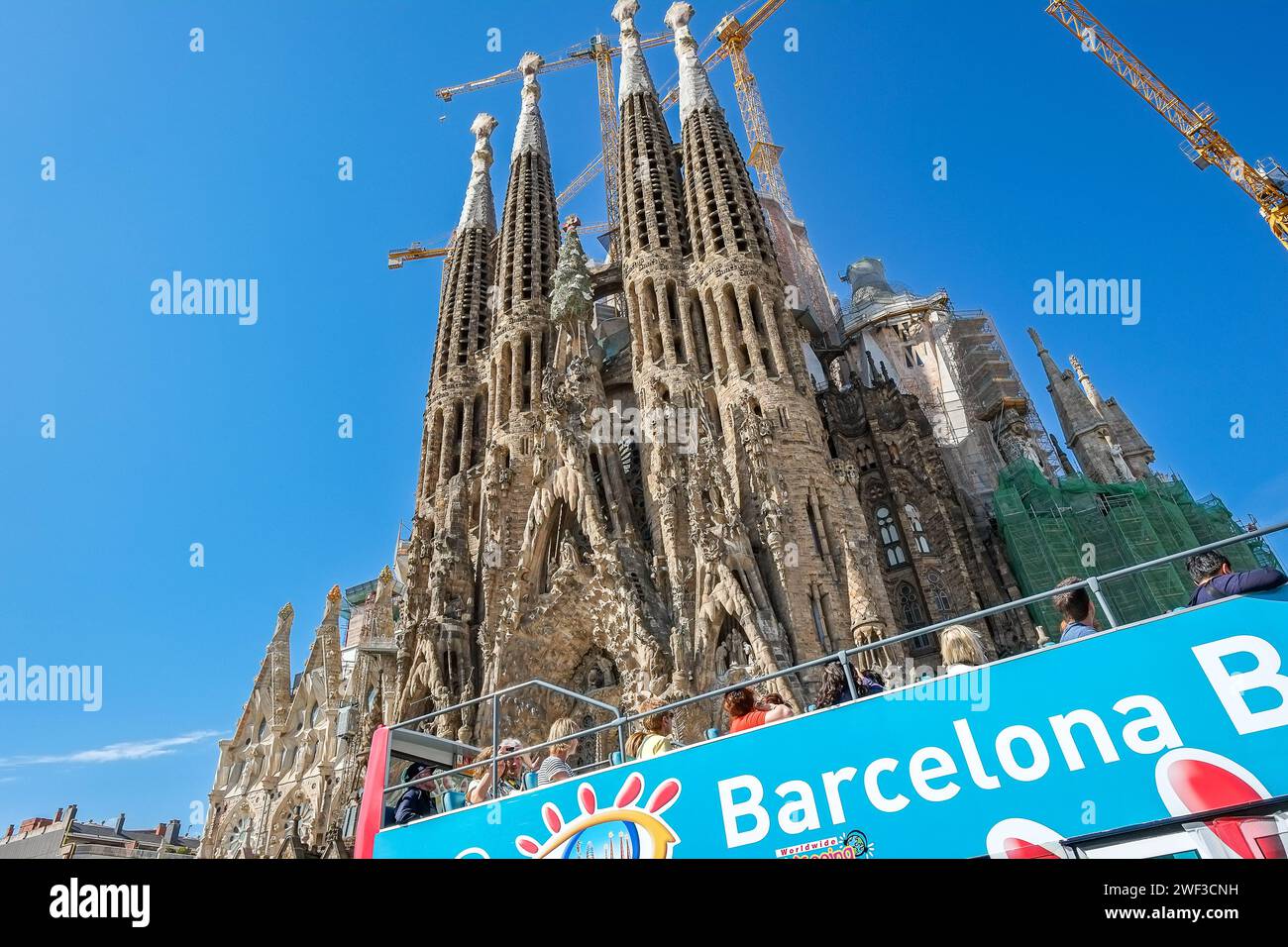 Sagrada Familia – famous cathedral in Barcelona designed by Antoni ...