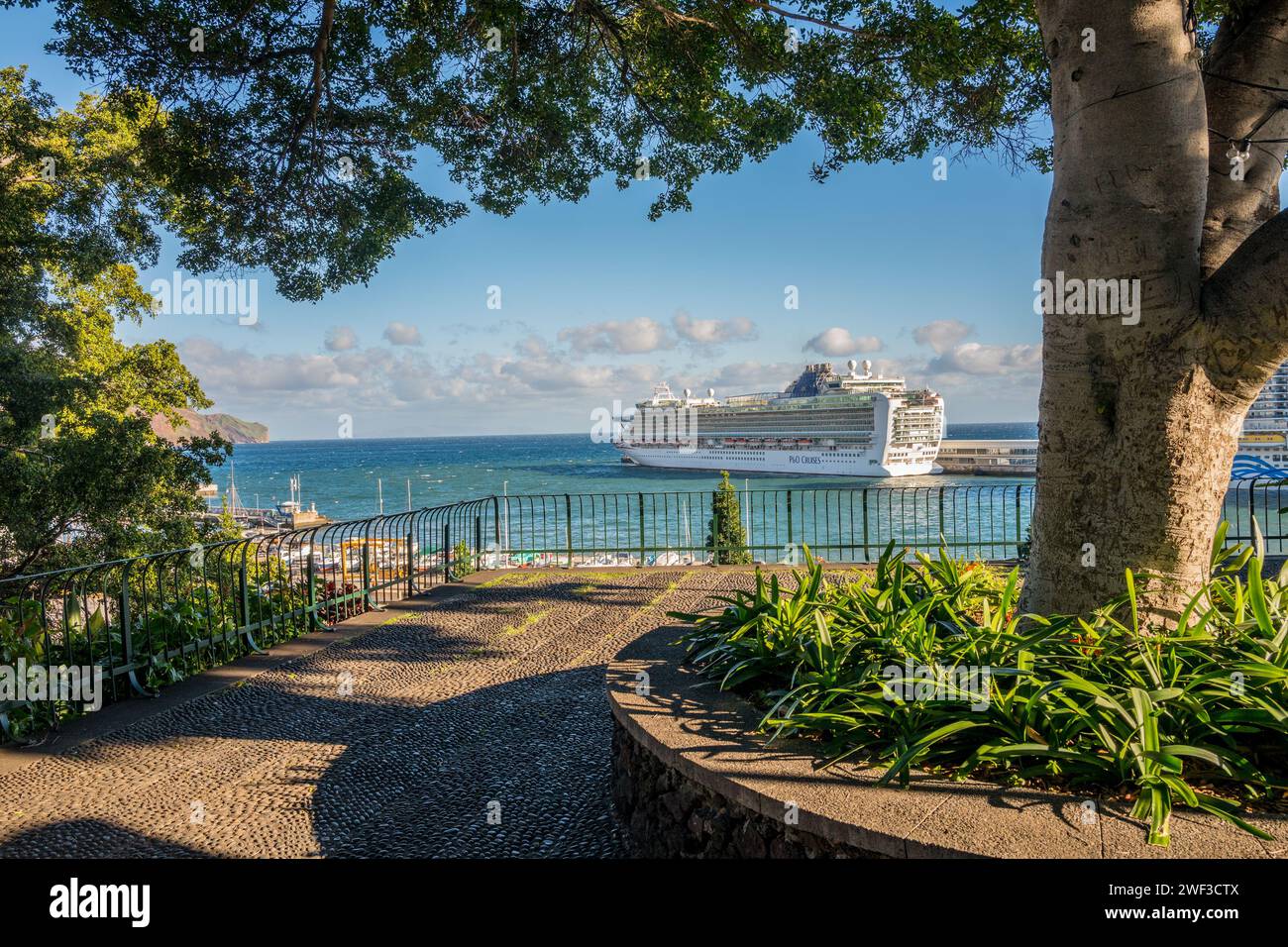 The main cruise terminal and docks cruise ship and other shipping from ...