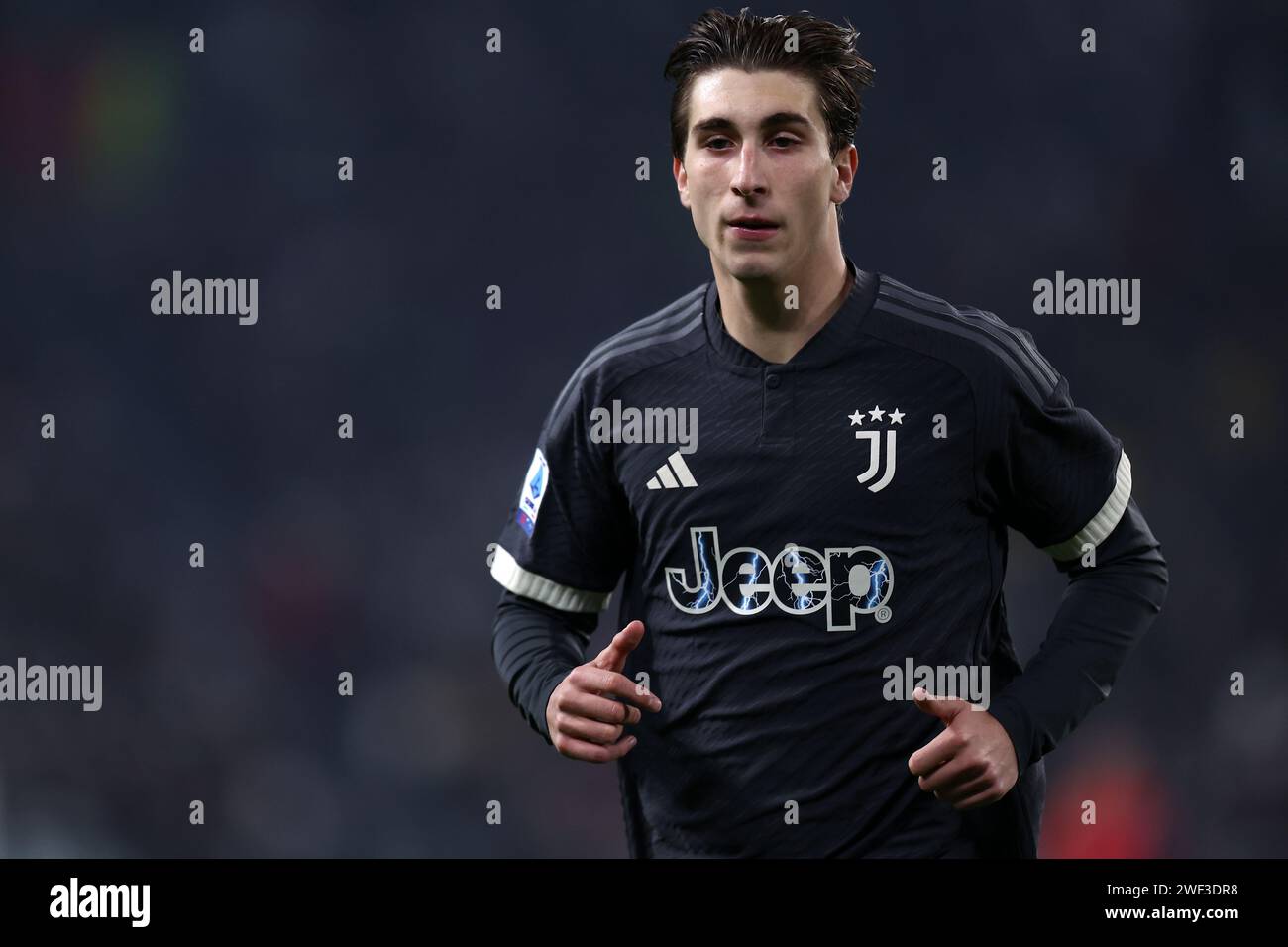 Torino, Italy. 27th Jan, 2024. Fabio Miretti of Juventus Fc looks on ...