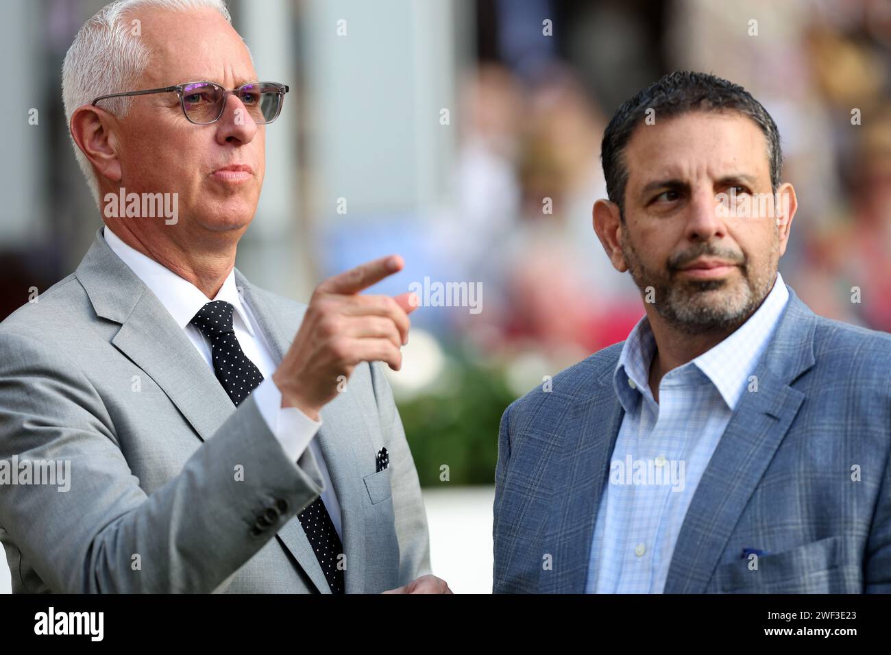 Hallandale, Florida, USA. 27th Jan, 2024. Todd Pletcher and Mike Repole ...