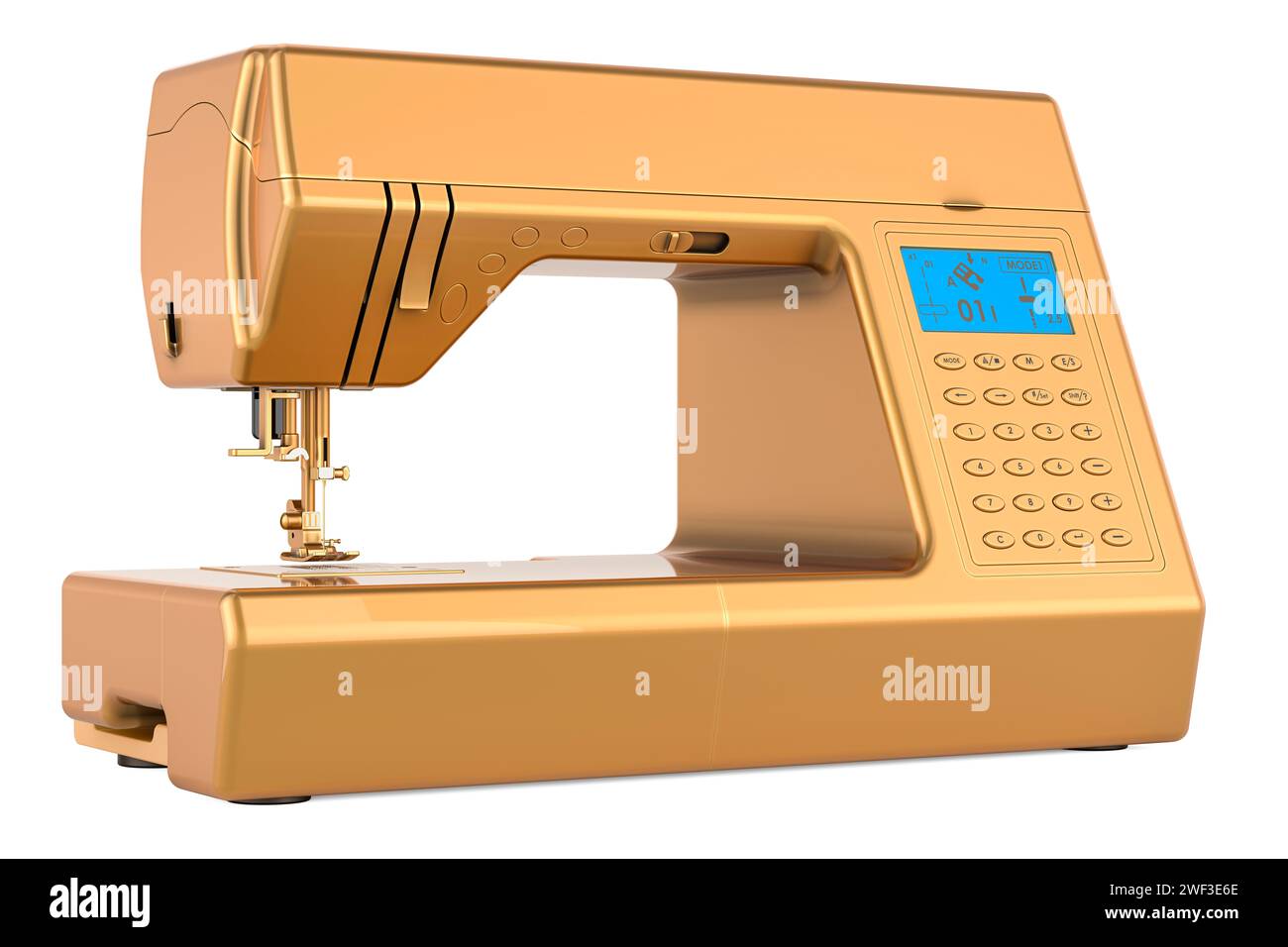 Golden sewing machine hi-res stock photography and images - Alamy