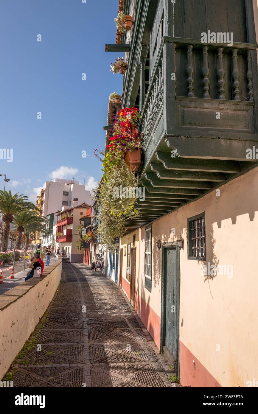 The Shambolic Los Balcones of Santa Cruz de la Palma Stock Photo - Alamy