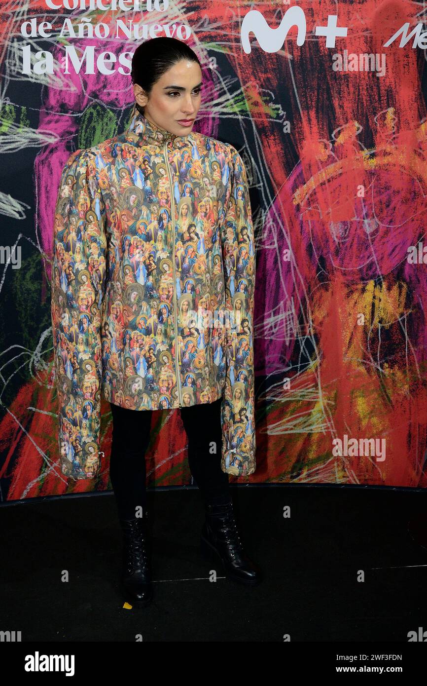 Fariba Sheikhan pictured posing during the Movistar Plus+ miniseries ...