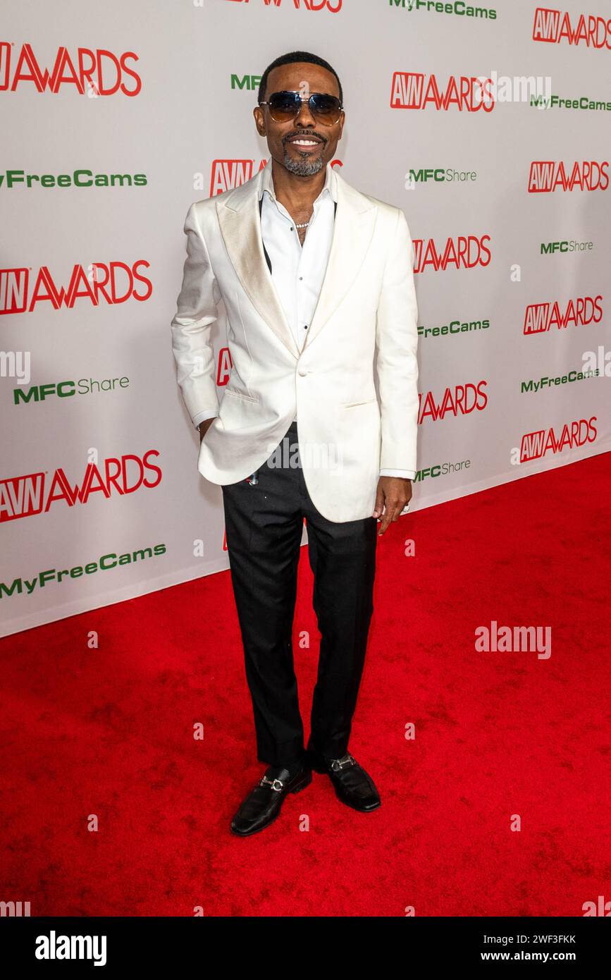 Las Vegas, NV, USA. 27th Jan, 2024. Lil Duval arriving at the 2024 AVN ...