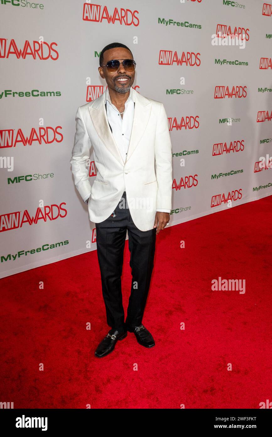 Las Vegas, NV, USA. 27th Jan, 2024. Lil Duval arriving at the 2024 AVN ...