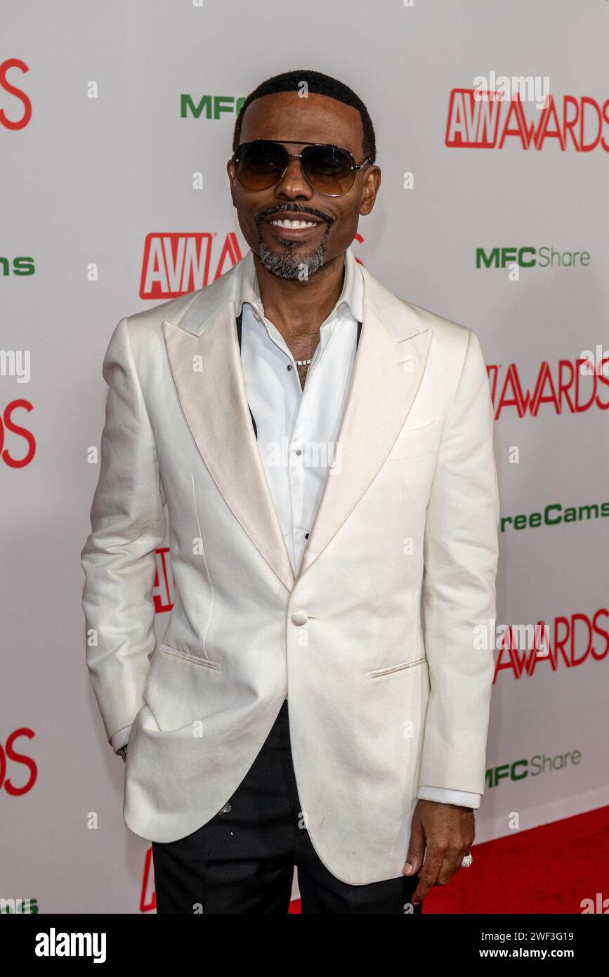 Las Vegas, NV, USA. 27th Jan, 2024. Lil Duval arriving at the 2024 AVN ...