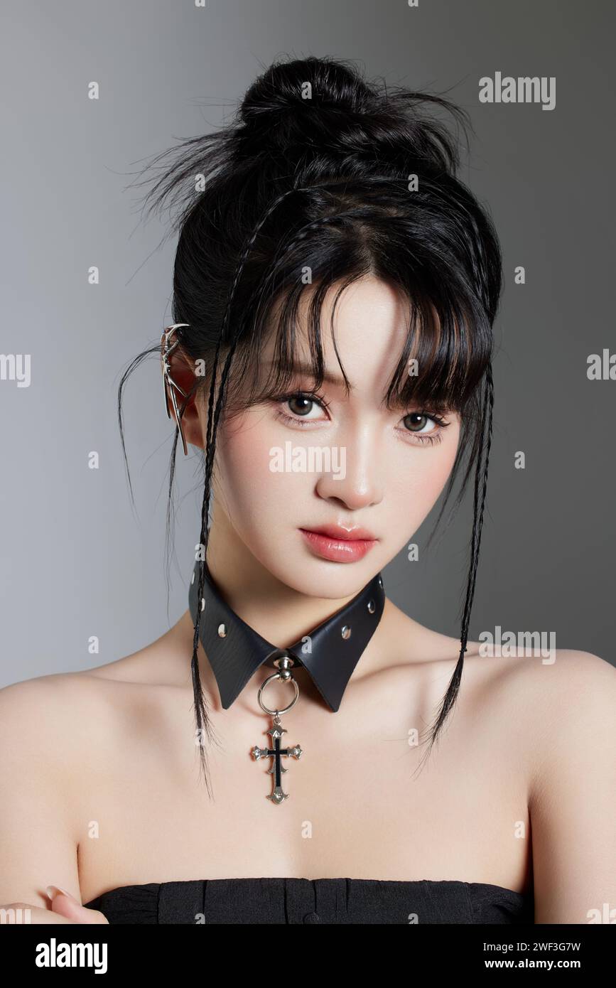 Beautiful Asian women's faces, faces for makeup, face cosmetics ...