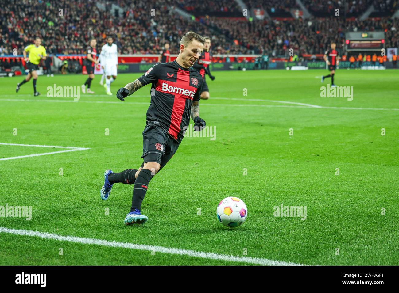 Leverkusen, Deutschland. 27th Jan, 2024. 27.01.2024, Fussball, Saison ...