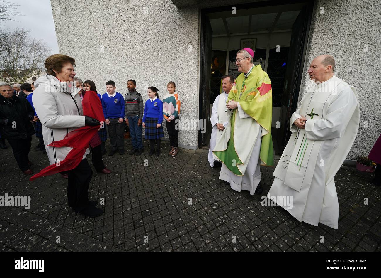 Bishop Denis Nulty (second right), Bishop of Kildare & Leighlin ...