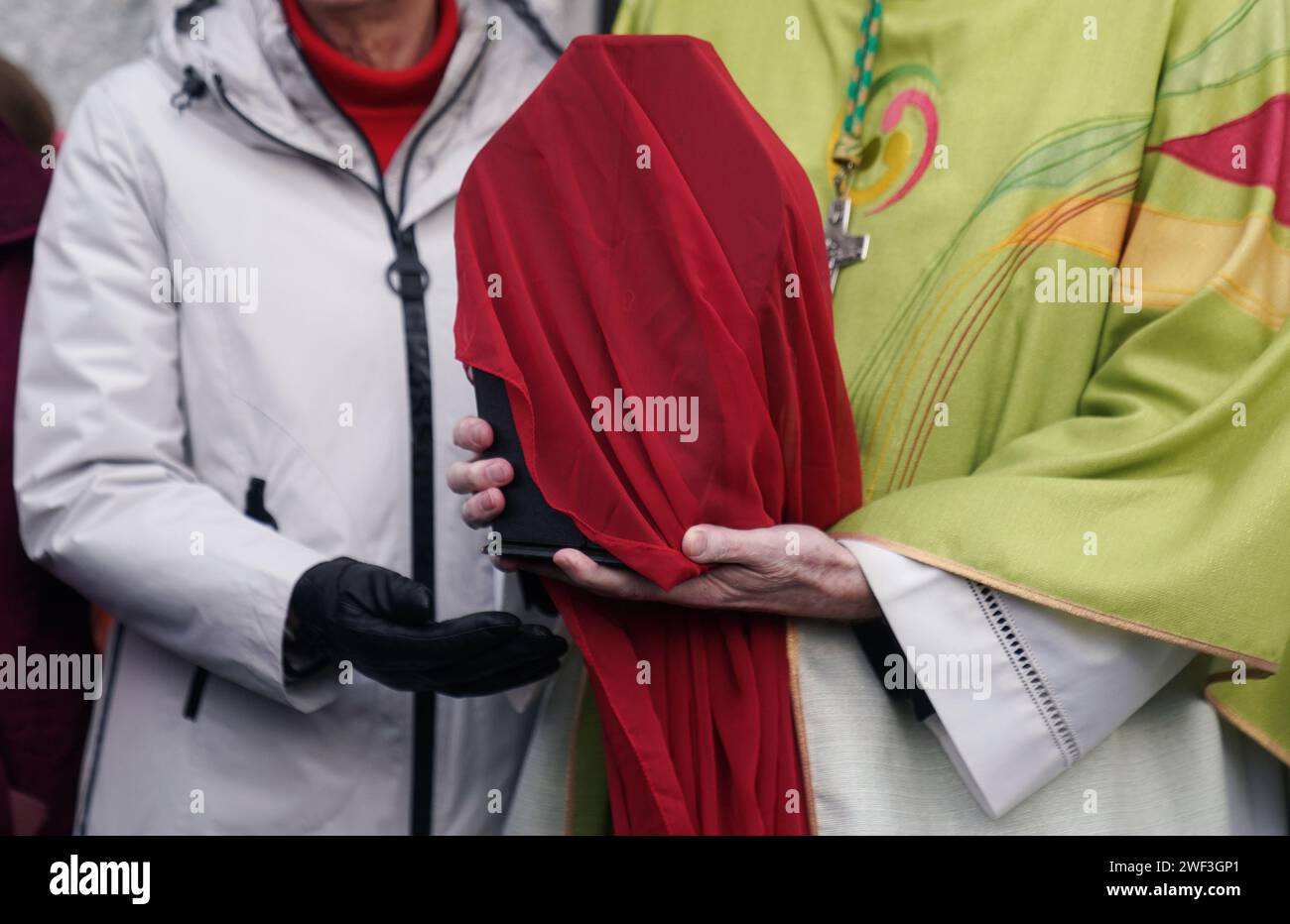 Bishop Denis Nulty, Bishop of Kildare & Leighlin, officially receives ...