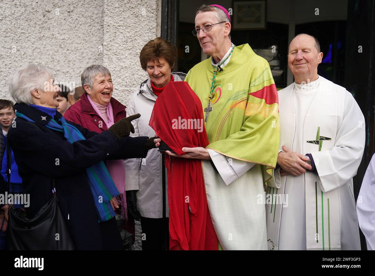 Bishop Denis Nulty, Bishop of Kildare & Leighlin, officially receives ...