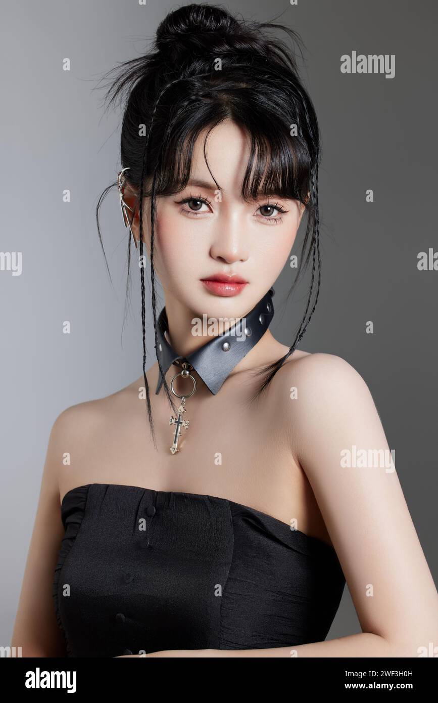 Beautiful Asian women's faces, faces for makeup, face cosmetics ...