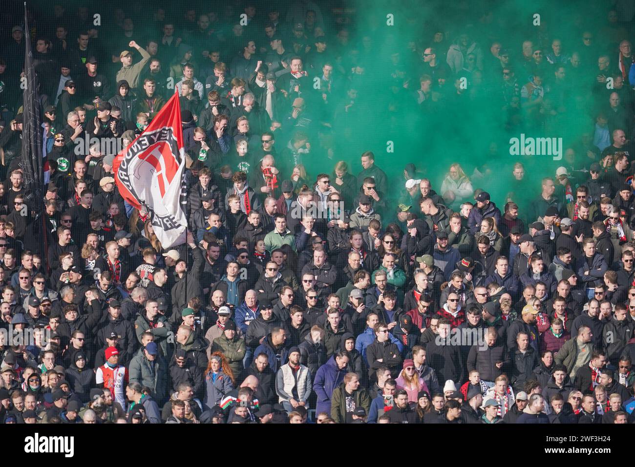 ROTTERDAM, 28-01-2024, Stadium Feijenoord/De Kuip, Dutch Football ...