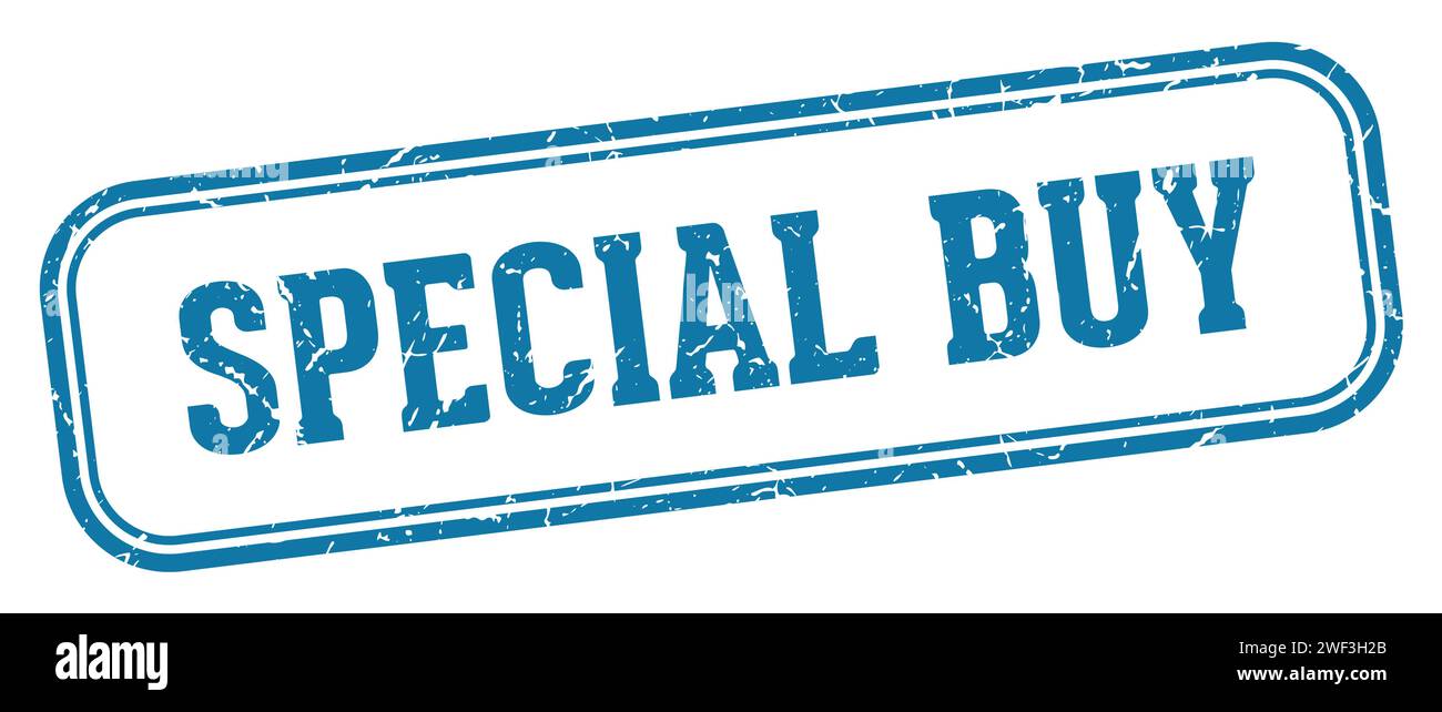 special buy stamp. special buy rectangular stamp isolated on white background Stock Vector Image ...