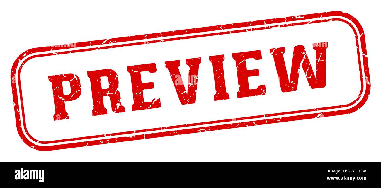 preview stamp. preview rectangular stamp isolated on white background ...