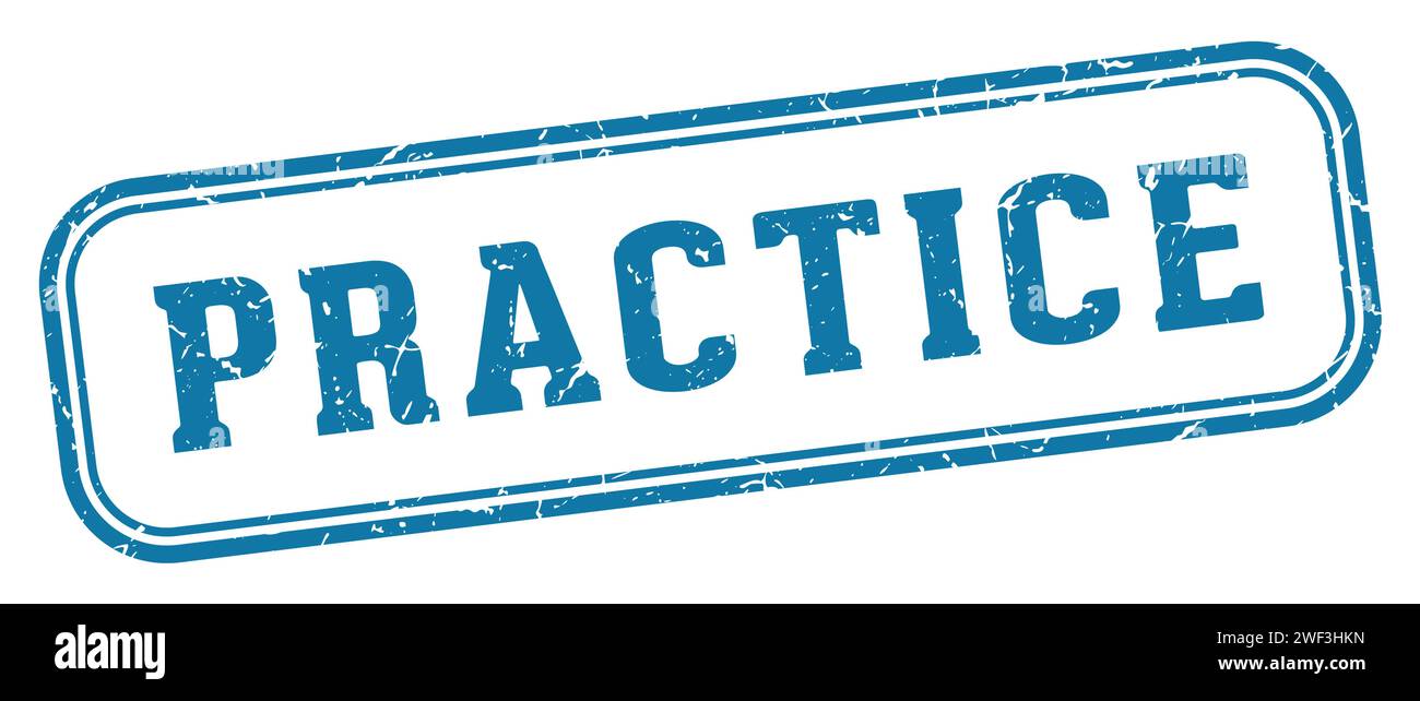 practice stamp. practice rectangular stamp isolated on white background ...