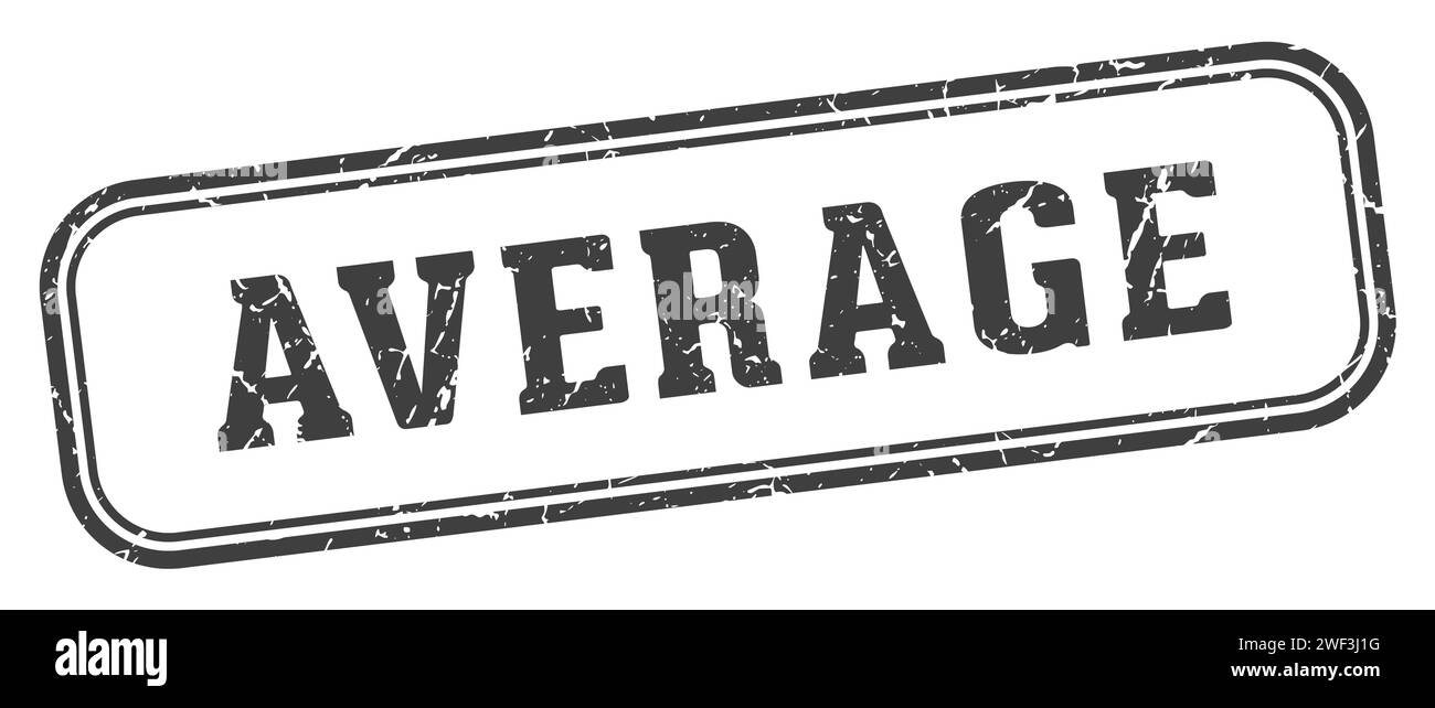 average stamp. average rectangular stamp isolated on white background ...