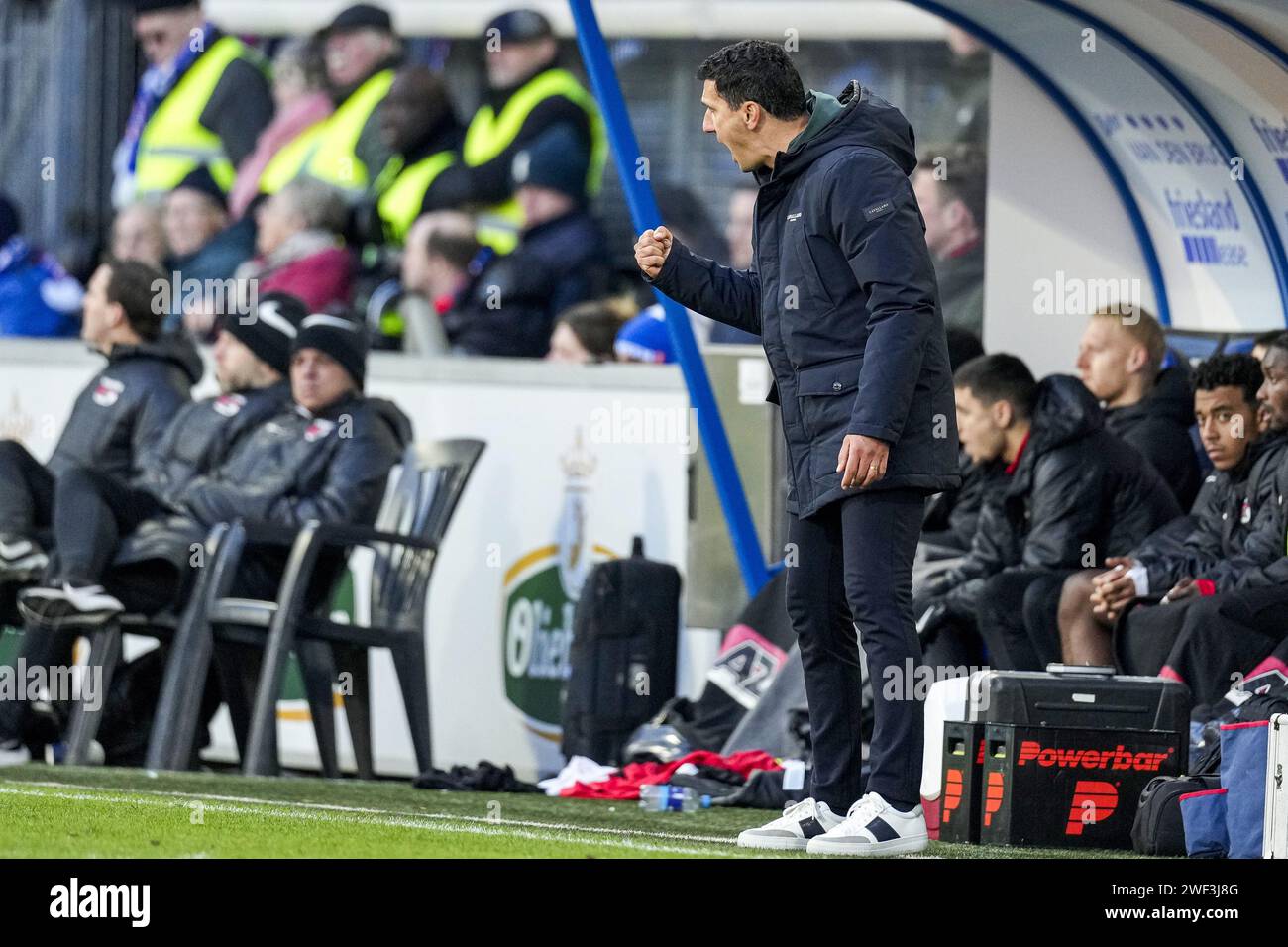 HEERENVEEN - AZ Alkmaar coach Maarten Martens during the Dutch ...