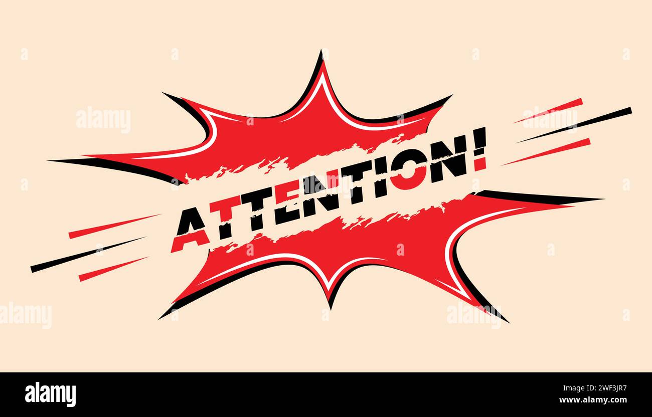 Attention grab Stock Vector Images - Alamy