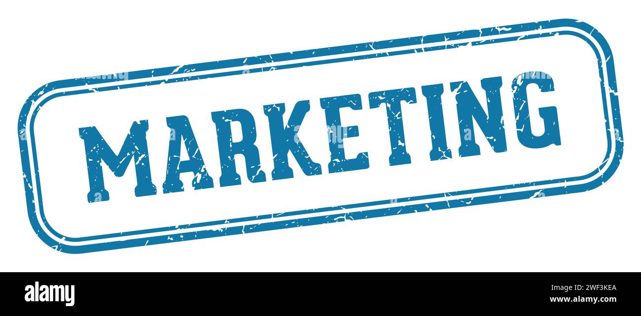 marketing stamp. marketing rectangular stamp isolated on white background Stock Vector Image ...