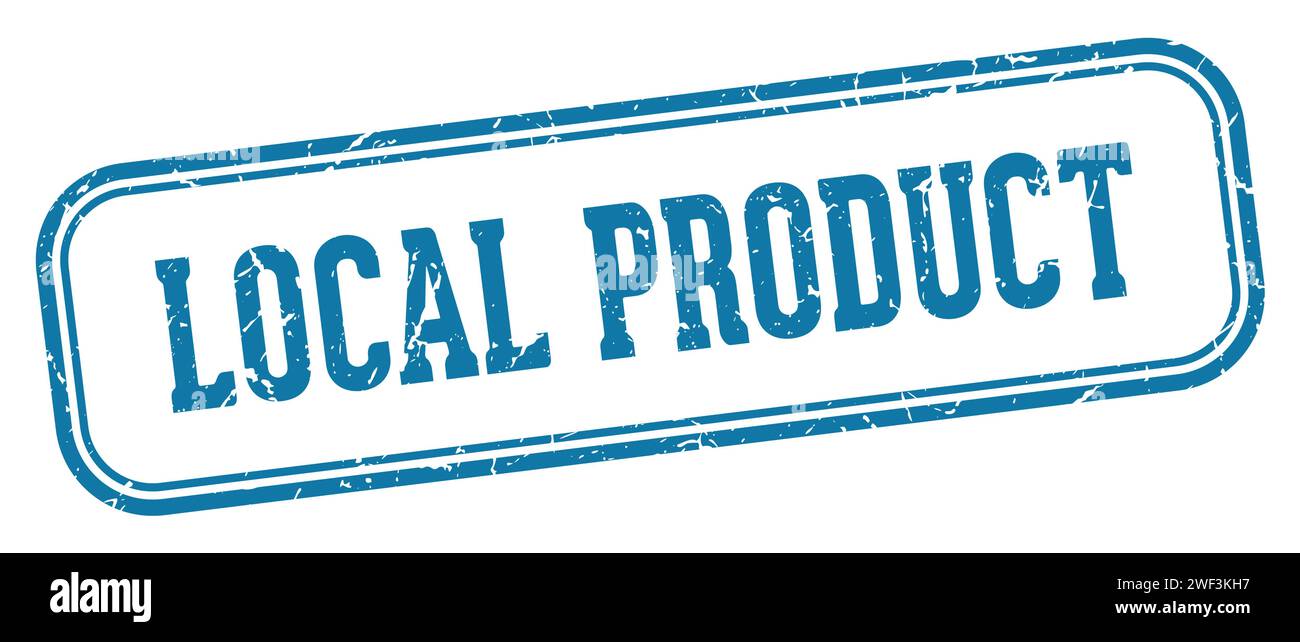 local product stamp. local product rectangular stamp isolated on white ...