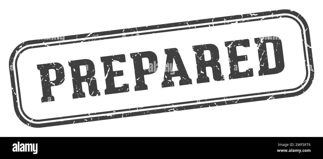 prepared stamp. prepared rectangular stamp isolated on white background ...