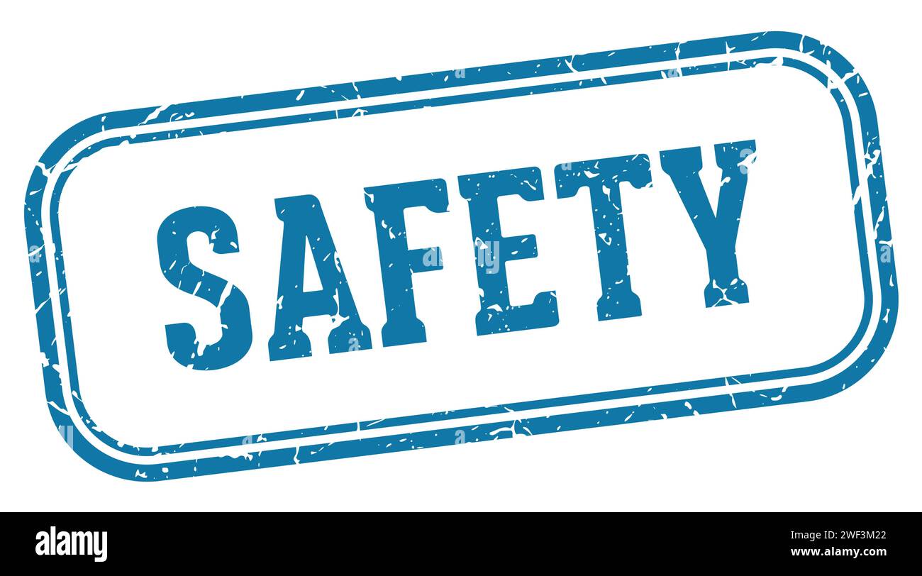 safety stamp. safety rectangular stamp isolated on white background Stock Vector Image & Art - Alamy
