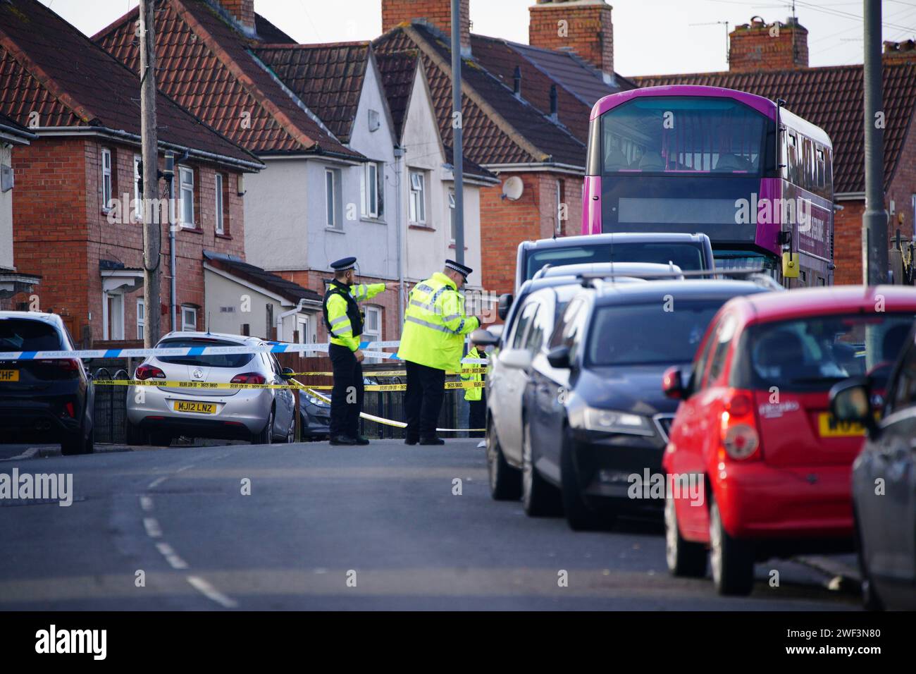 Police at scene in south Bristol where two teenage boys, aged 15 and 16 ... Police at scene in south Bristol where two teenage boys, aged 15 and 16 ...