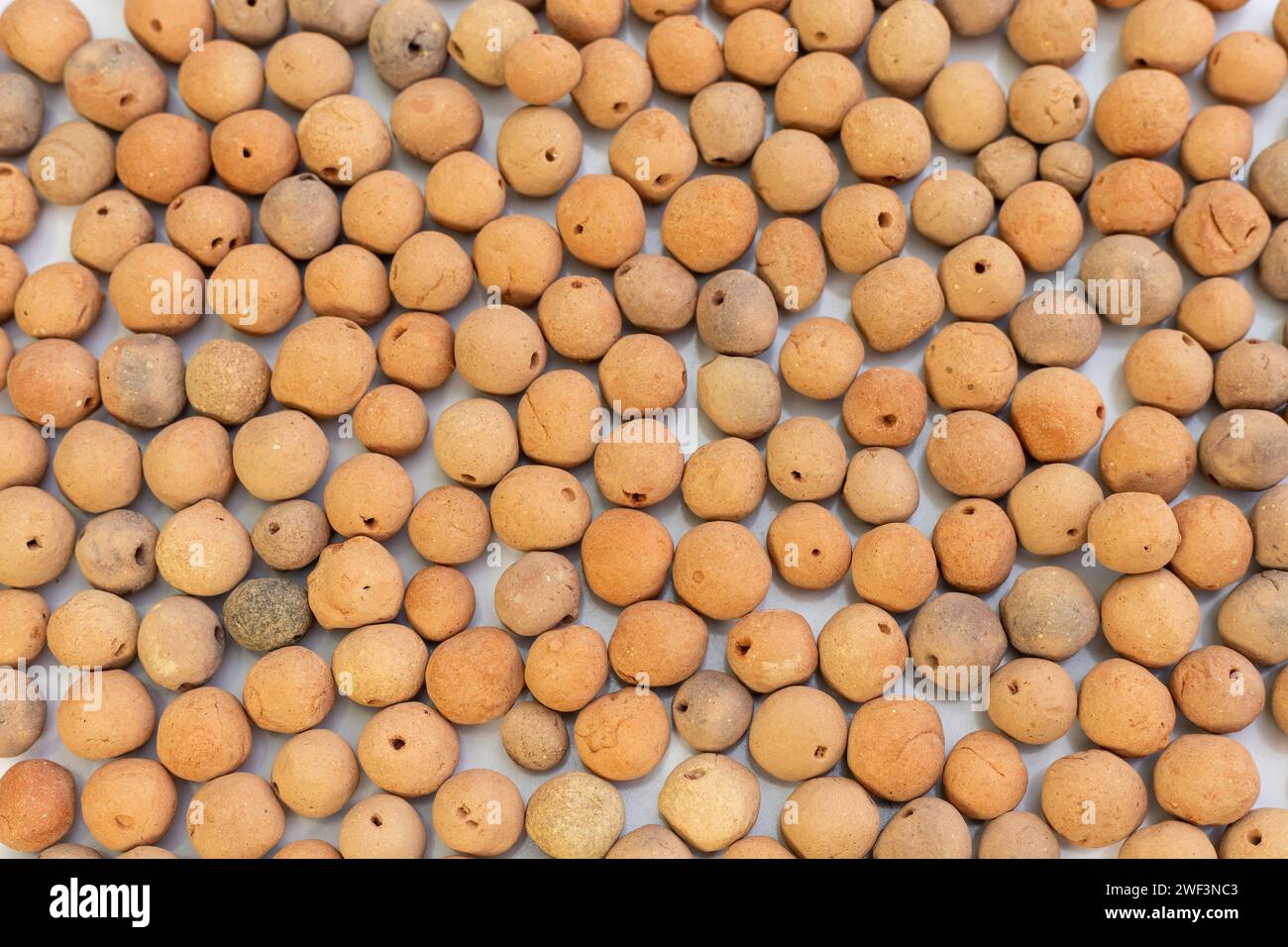 Light weight expanded aggregate clay balls texture background Stock ...