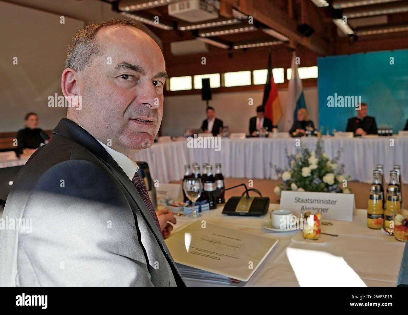 Gmund Am Tegernsee, Germany. 28th Jan, 2024. Hubert Aiwanger (Free ...